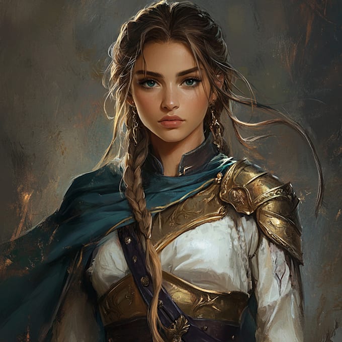 Draw detailed fantasy character design by Sheamat | Fiverr