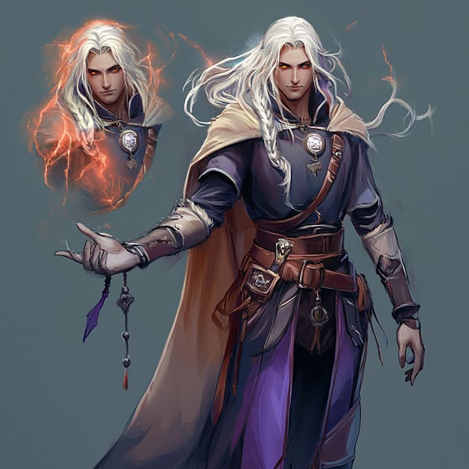 Make realistic dnd character and concept art by Cusheilkha | Fiverr