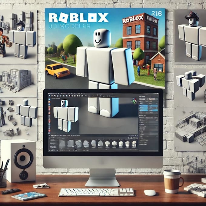 Roblox modeler, roblox 3d model, roblox map, humanoid roblox character ...