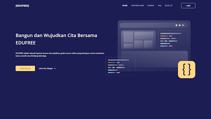 Build a custom landing page with laravel and javascript by Muhammad_rizal4 | Fiverr