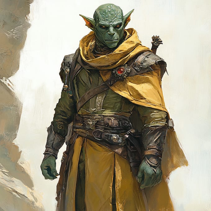 Draw cool dnd character and fantasy concept art for you by Kevintubs ...