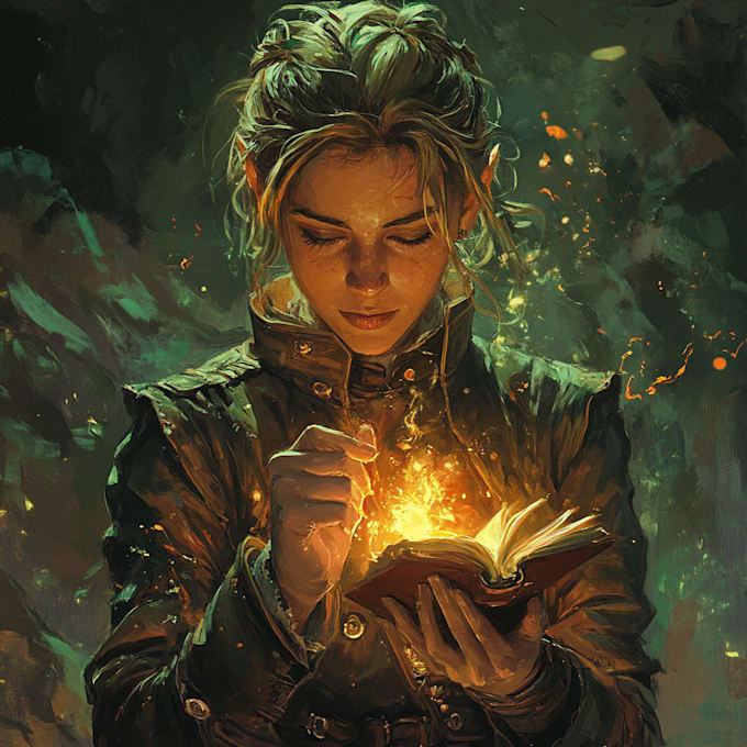 Draw dnd art, fantasy character, scifi, and dnd party by Kevintubs | Fiverr