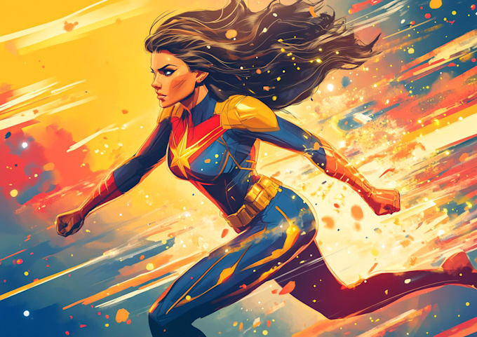 Desing you as an amazing superhero by Dosthuz7 | Fiverr