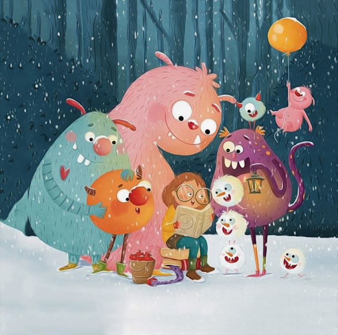 Children story book illustration children story book illustration by ...