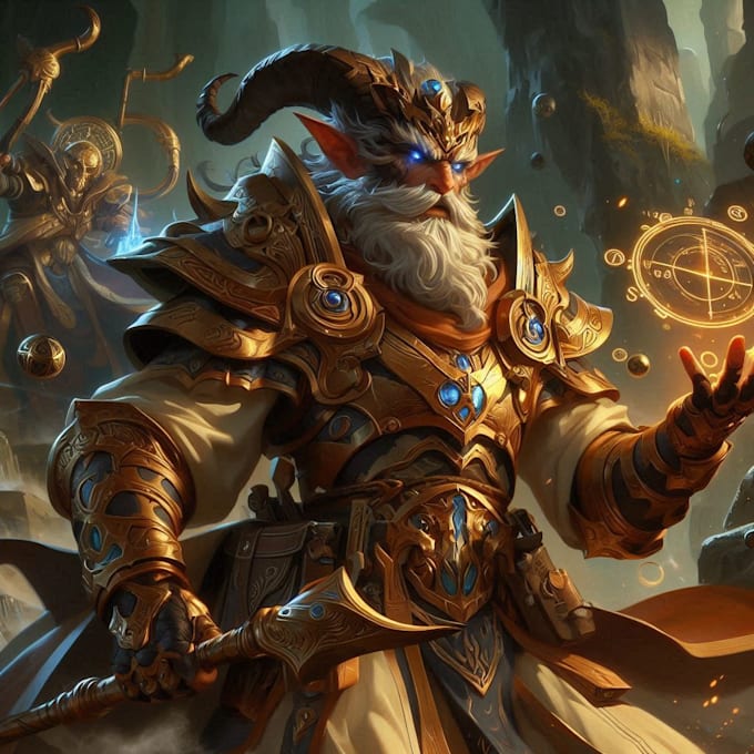 Draw dnd character art and dnd concept art illustration by Esherikum ...