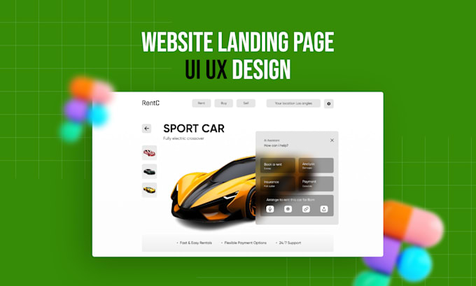 Design a responsive uiux landing page design in figma by Iritrajaman | Fiverr
