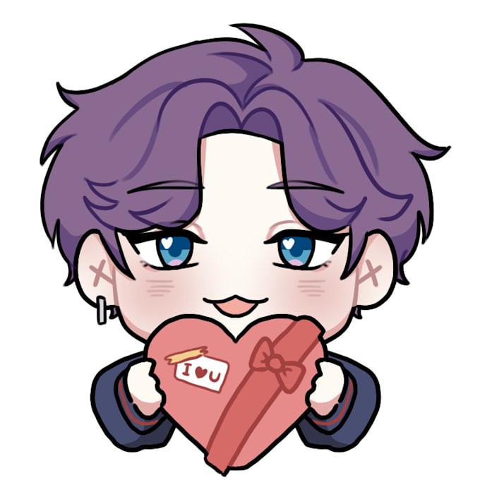 Draw your character in a chibi ych pose by Daopandie | Fiverr