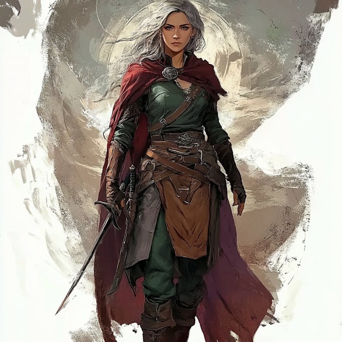 Create a dnd character art in unique style by Odnei2 | Fiverr