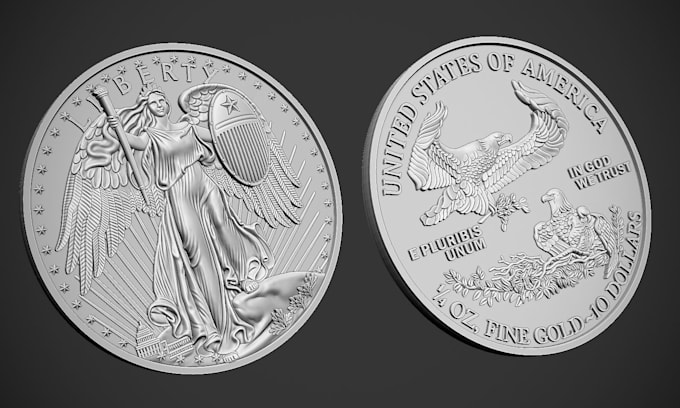 Sculpt 3d bas relief 3d coin model cnc crypto meme coin medallion ...