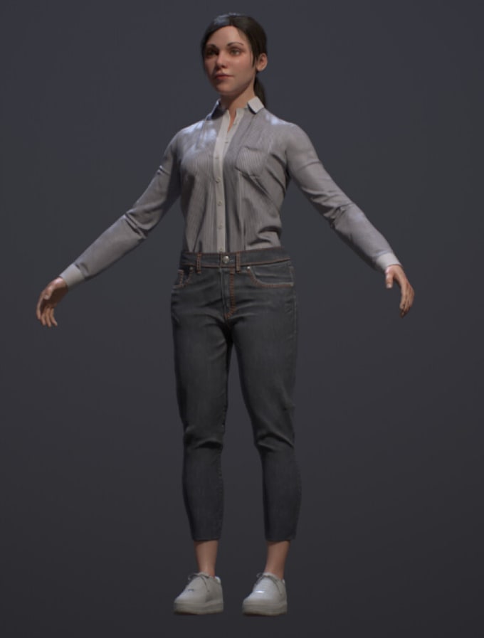 Buildup 3d realistic metahuman character, ue5 rig, animate 3d, nsfw mascot model by Temmy ...