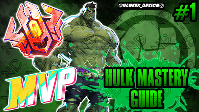 Design a marvel rivals youtube thumbnail for you by Naneekdesign | Fiverr