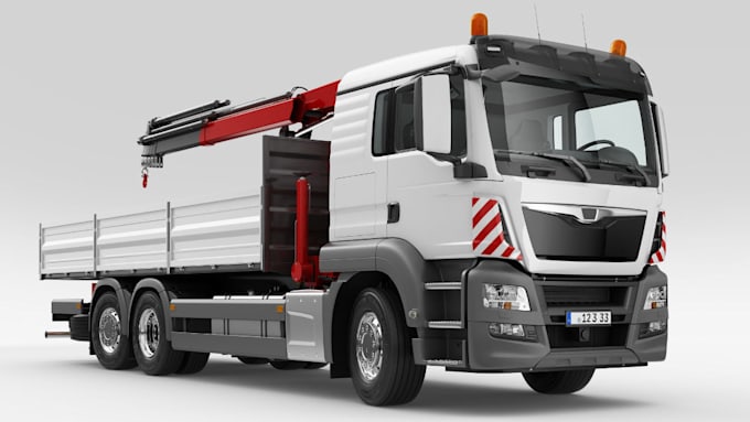 Custom 3d truck model and animation, rigging,ue5 car design, car ...