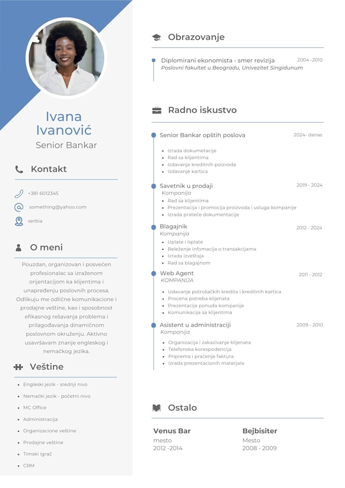 Transform your cv and motivational letter by Iskranikolic | Fiverr