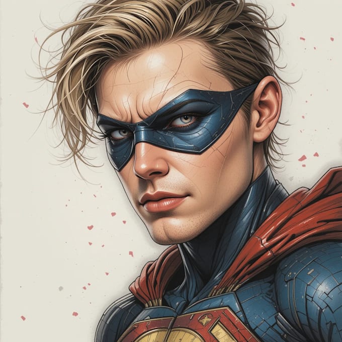 Draw you as an amazing superhero by Rabiddo | Fiverr