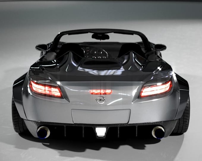 Custom racing car, aero kit, wide body kit, rear bumpers,3d rim, front ...