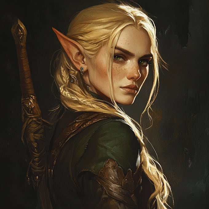 Draw an awesome dnd character illustration by Jimkjevos | Fiverr