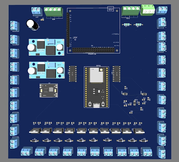 Design pcb layouts for your electronics project by Luis_escareno | Fiverr