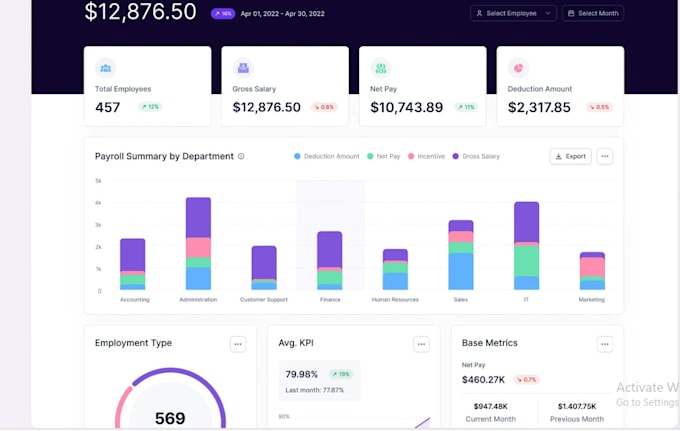 Ai software developer, web app, payroll, accounting invoice, pos, hrm ...