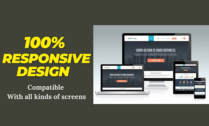 Build fully responsive wordpress website design development with seo ...