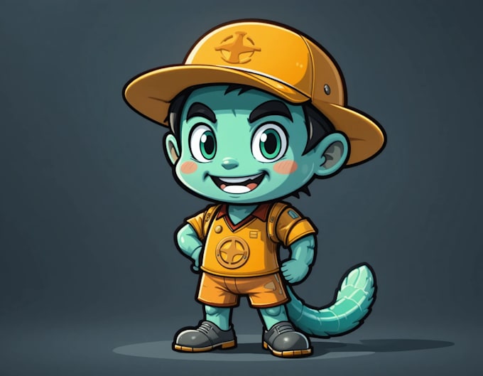 Do custom cartoon character, mascot design by Zouvleax | Fiverr
