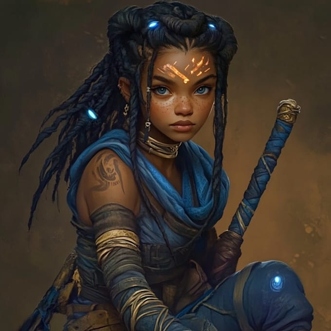 Design a dnd character art and dnd character art by Danielurns | Fiverr