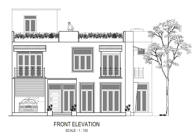 Design architectural floor plan,house plan using autocad by Thushara_99 ...