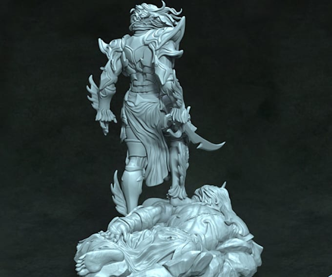 Design dnd fantasy miniature base on your reference,mini figure ...