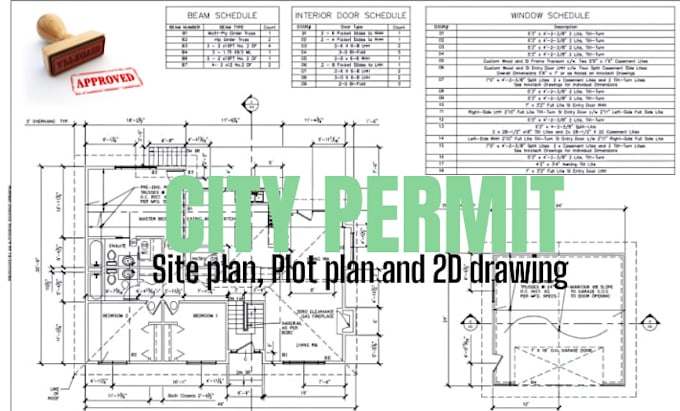Architectural floor plan and city permit drawing in autocad by Jason ...