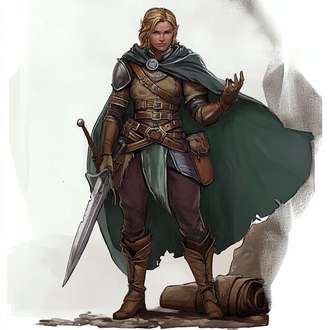 Make a unique fantasy, dnd character art by Brassmoor | Fiverr