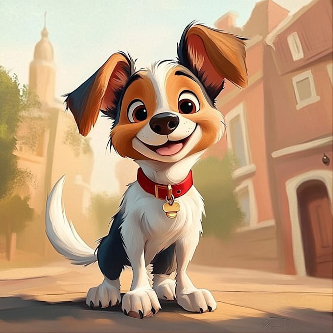 Create a unique disney pet portrait by Pleodking | Fiverr