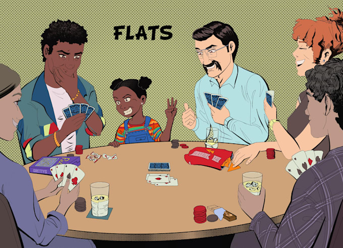 Draw expressive comic style character illustrations by Grettys | Fiverr