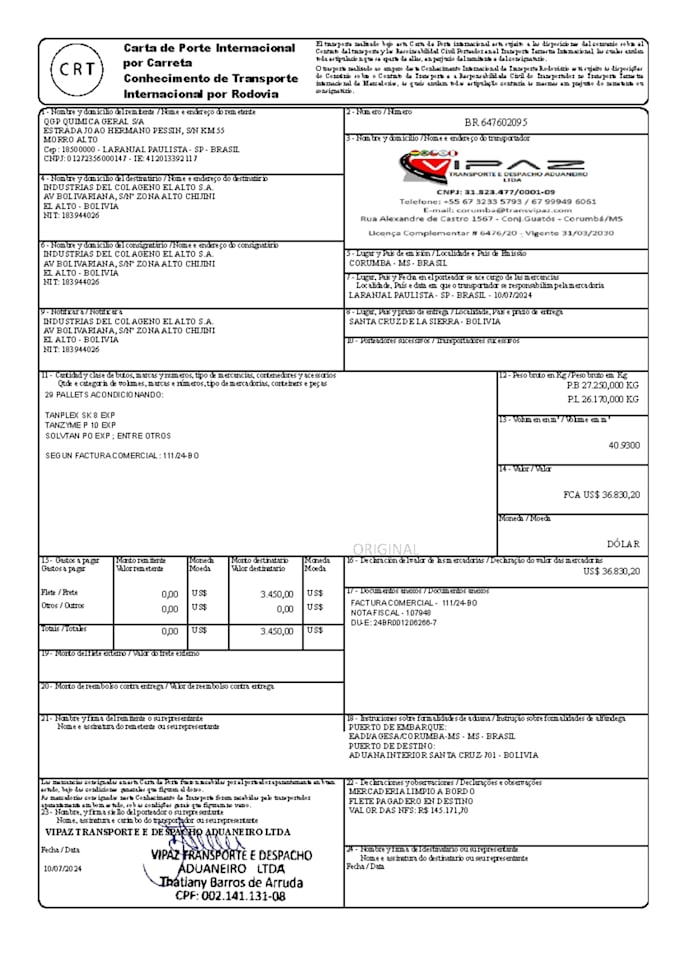Corrección y revisión de documentos bl awb crt by Mariaeugenia440 | Fiverr