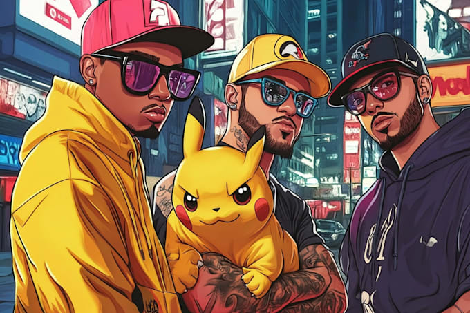 Draw gta style vector cartoon portrait from your photo by Garenlone ...