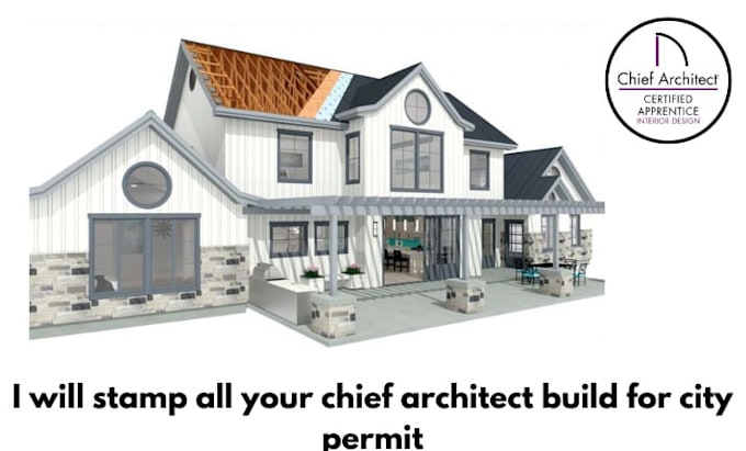 Make 2d floor plan, 3d floor plan with rendering using chief architect x15 by Mr_poosi | Fiverr