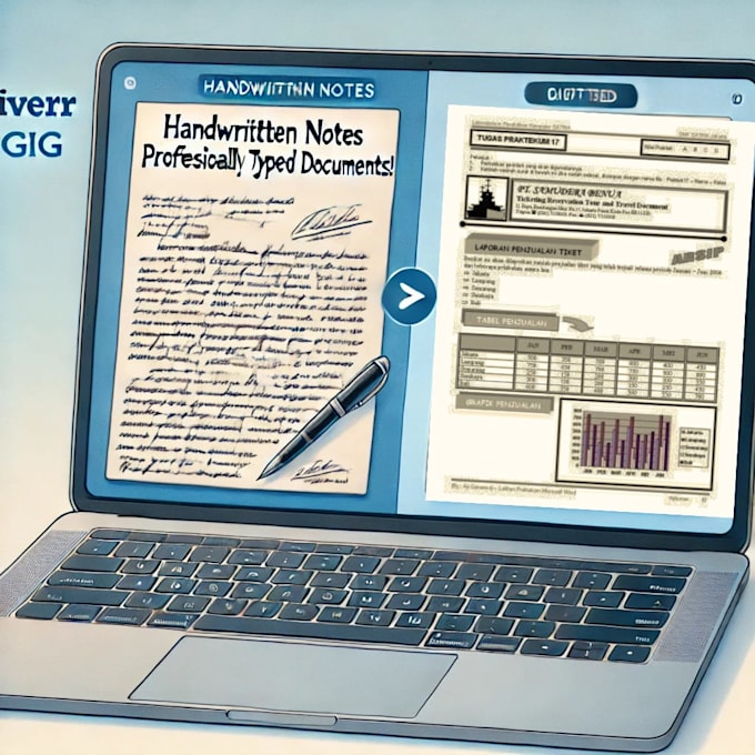 Convert handwritten notes and images by Fly_vaellyn | Fiverr