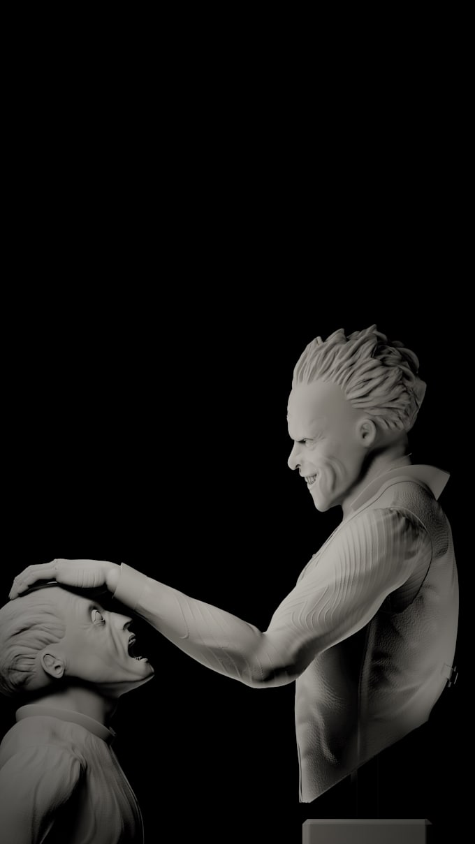 Sculpt 3d action posed bust,3d model for collectibles,diorama,miniature for trpg by Vibery3 | Fiverr