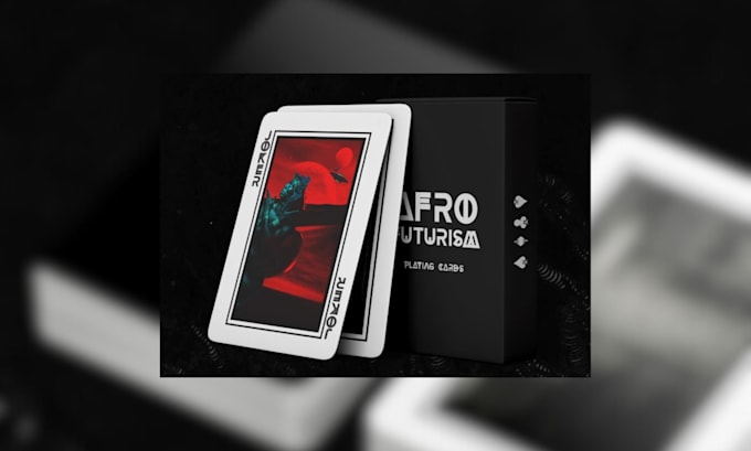 Create card game design, card box design playing card or guidebook ...