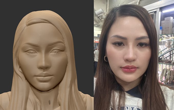 Create 3d stl of your photo by Moseslalruatpui | Fiverr