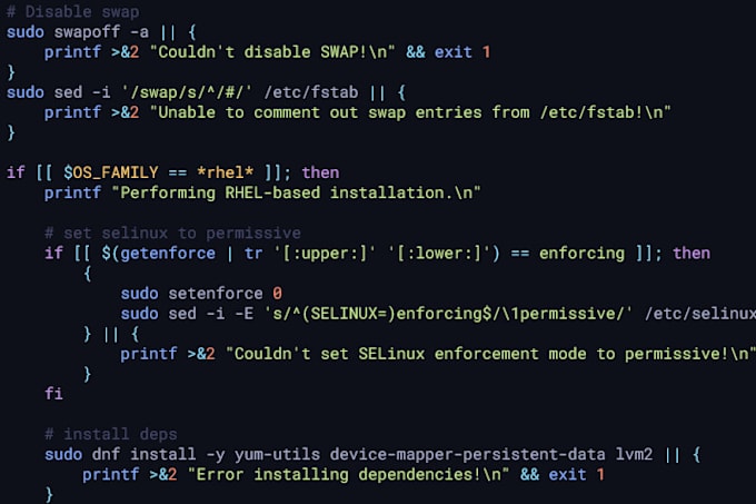 Develop a bash or posix shell script by Kolkhis | Fiverr