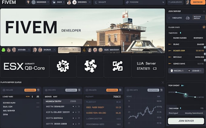 Be your professional fivem developer fivem scripts esx qbcore server by Mcmanuslyn | Fiverr