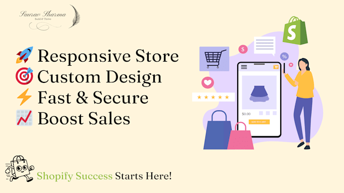 Shopify pro custom stores plus smart features by Saurav14366 | Fiverr
