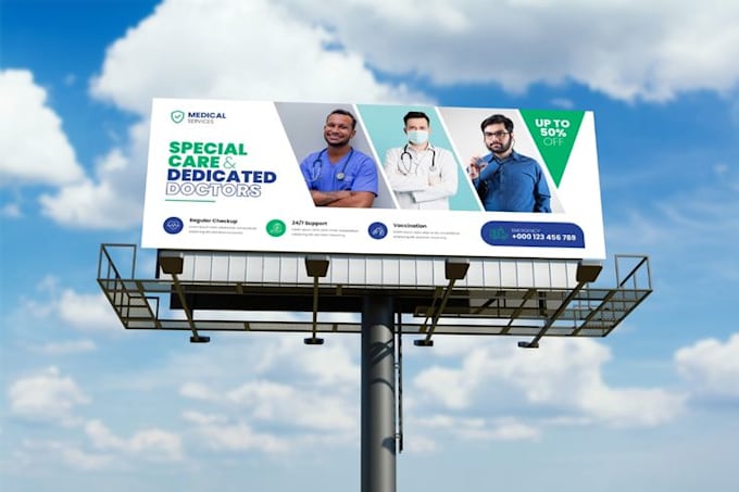 Design signage design, billboards, yard sign, roll up by Khalidjay225 ...