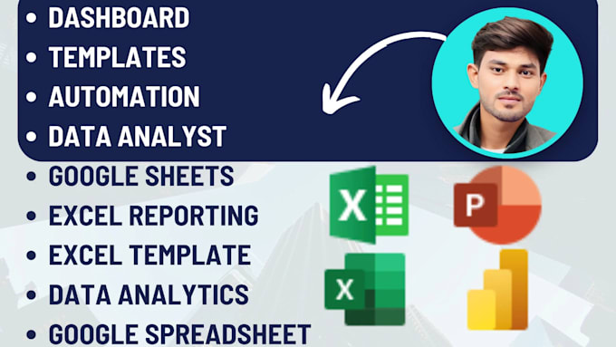 Do data analyst, excel reporting, excel template, google spreadsheet, analysis by ...