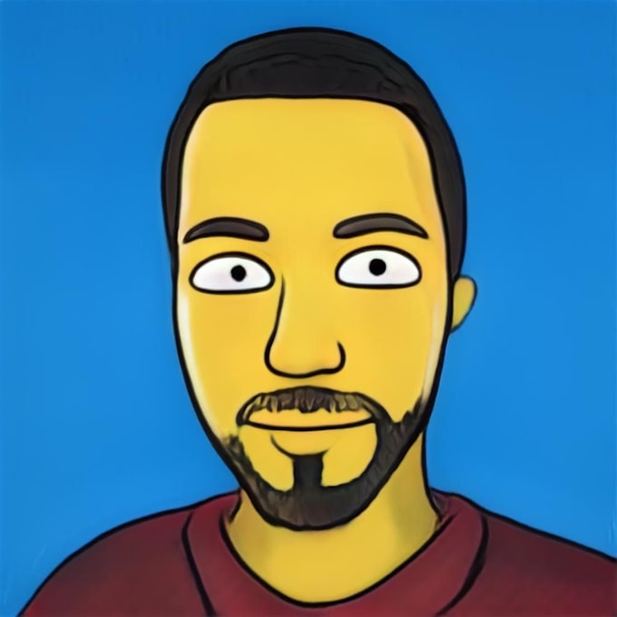 Draw yellow cartoon simpson art style by Akram58 | Fiverr