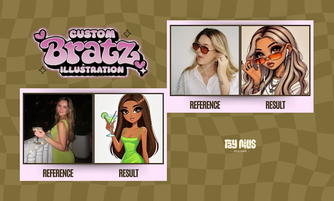 Create custom bratz doll style character for you by Tayy_mills | Fiverr