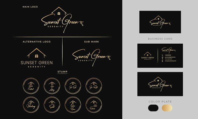 Do luxury, real estate handwritten signature, initial realtor logo by ...