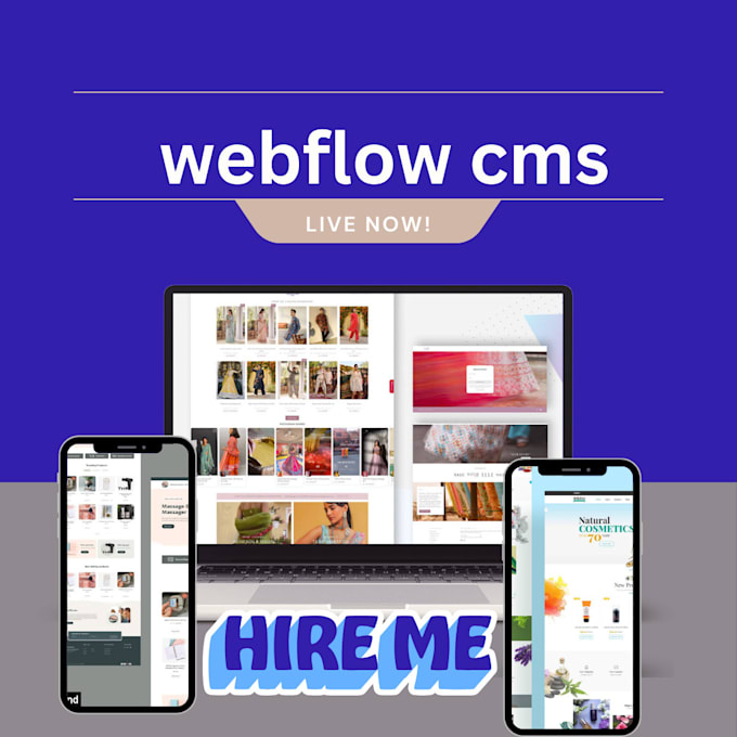 Setup webflow cms for blogs and ecommerce fix webflow by Jephthahpro | Fiverr
