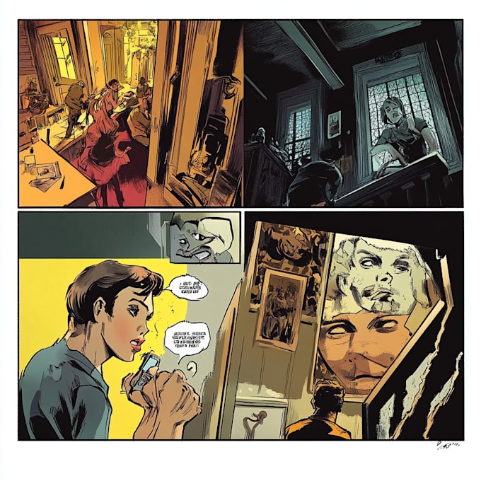 Draw comic book illustration comic illustration comic book page comic ...