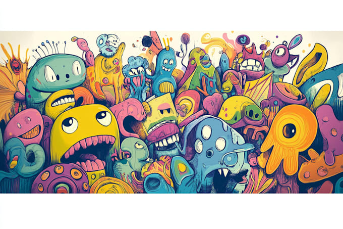 Draw amazing cartoon doodle art and character illustrations by ...