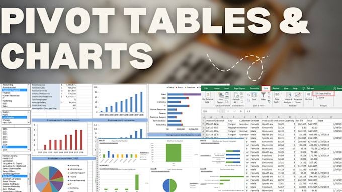 Create excel data analysis, pivot tables, charts, and insights by Beltransara | Fiverr